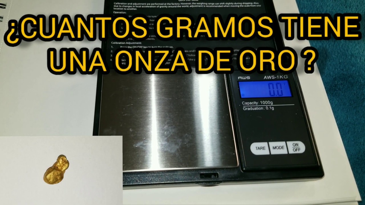 ¿Cuántos gramos tiene una onza de oro? Descúbrelo aquí | SistemaTutoring.es